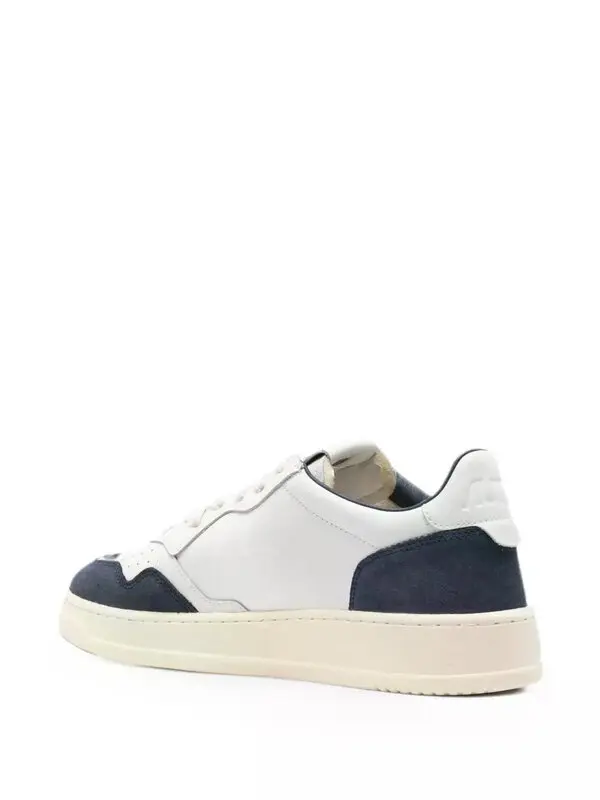 AUTRY Medalist Panelled Leather Sneakers - White