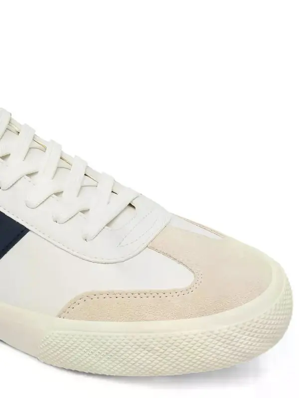 BOSS Suede-panelled Logo-print Sneakers