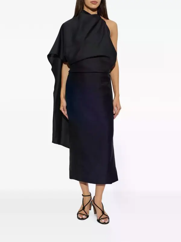 RÓHE Open-back Draped Midi Dress