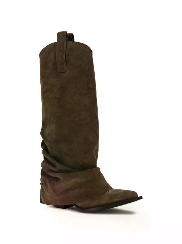 R13 Sleeve Detail Cowboy Boots