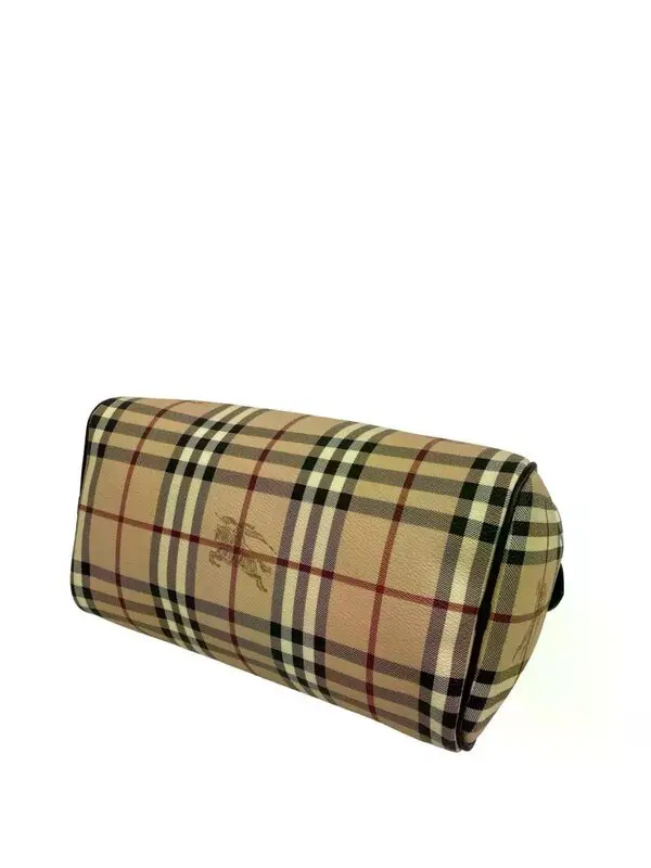 Burberry 2000-2017 Haymarket Check Boston Bag - Neutrals