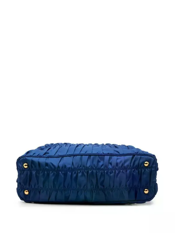 Prada 2013-2026 Tessuto Gaufre Frame Satchel