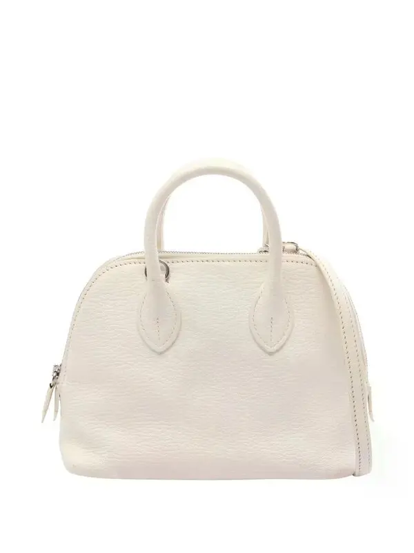 Hermès 2019 Mini Chevre Mysore Bolide 1923 Satchel - White