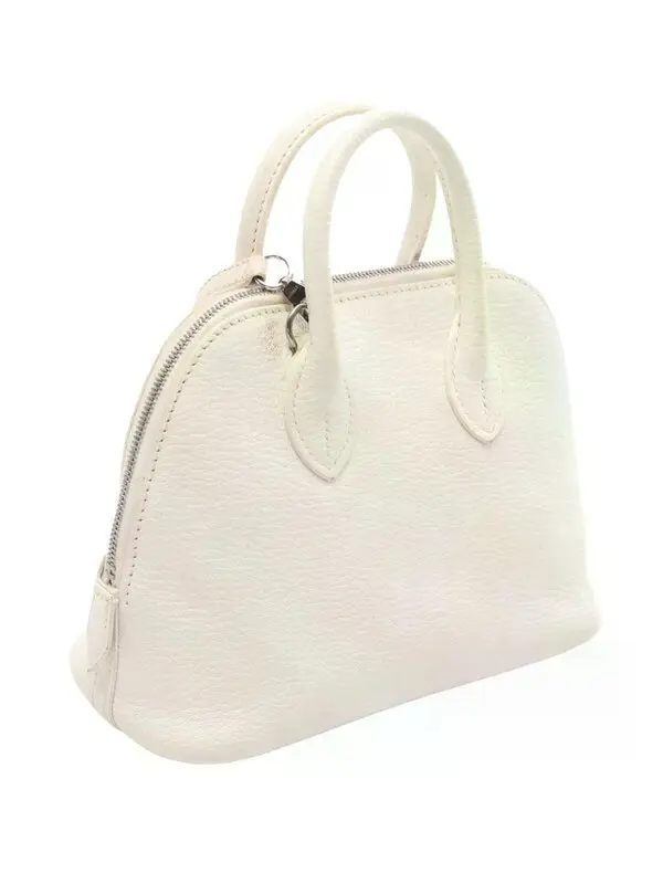 Hermès 2019 Mini Chevre Mysore Bolide 1923 Satchel - White