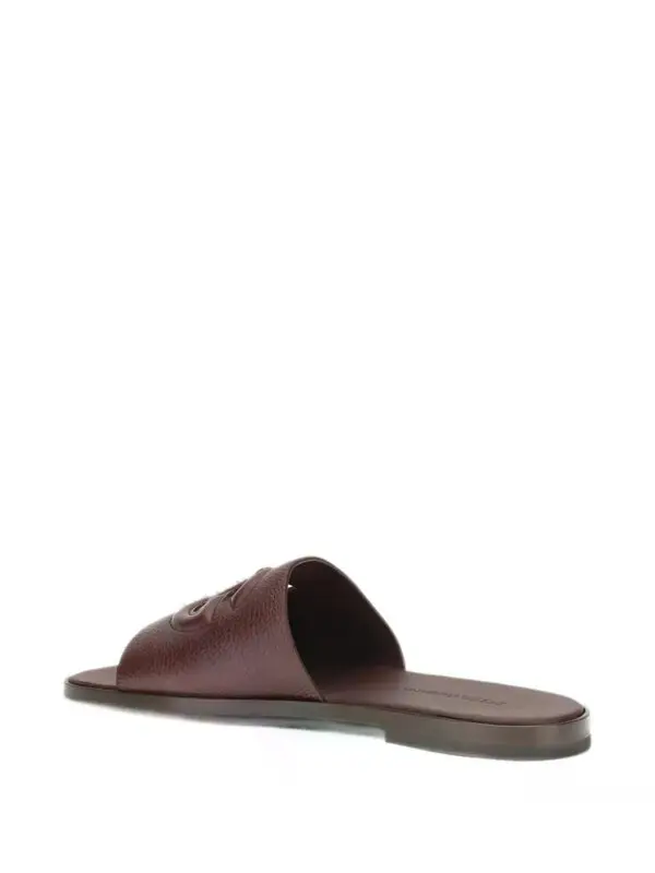 Dolce & Gabbana Dg-logo Leather Sandals