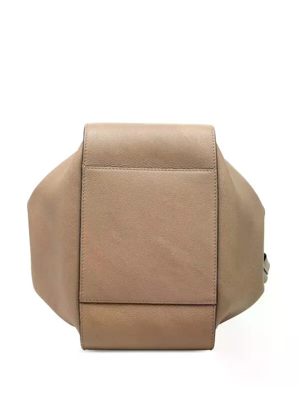Loewe 2019 Small Grained Calfskin Drawstring Hammock Bag Satchel