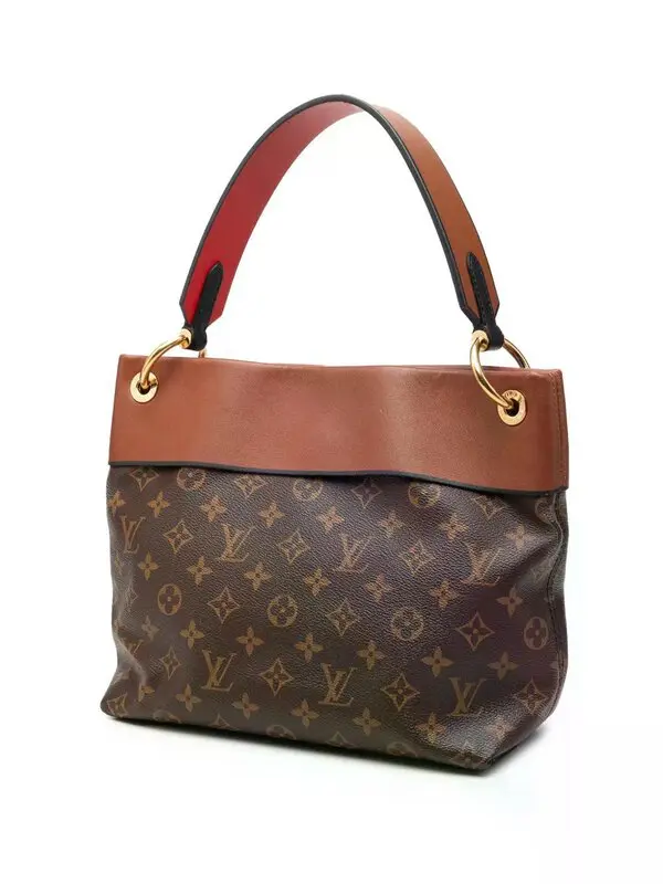 LOUIS VUITTON 2017 Monogram Tuileries Besace Satchel - Brown