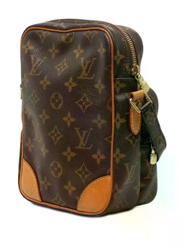 LOUIS VUITTON 2003 Monogram Amazone Crossbody Bag - Brown
