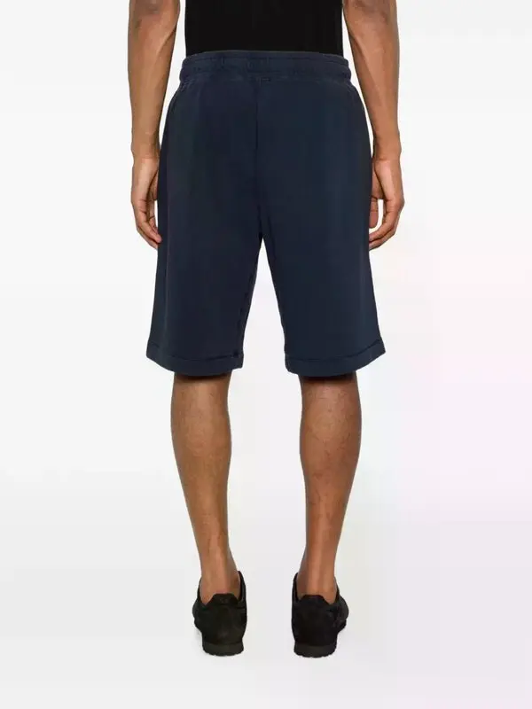 C.P. COMPANY Logo-patch Drawstring Shorts