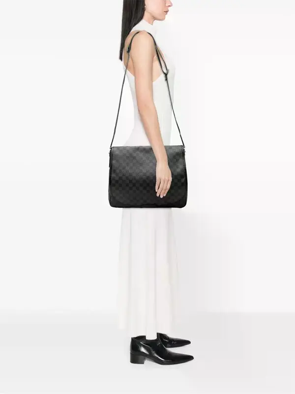 LOUIS VUITTON 2008 Damier Graphite District Mm Crossbody Bag