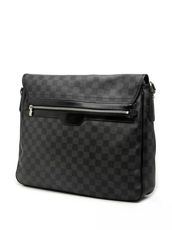 LOUIS VUITTON 2008 Damier Graphite District Mm Crossbody Bag