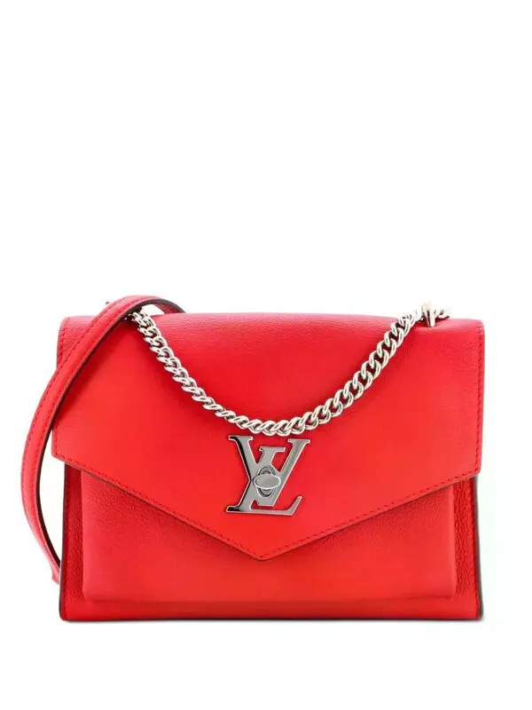 LOUIS VUITTON Mylockme Handbag Leather Bb Crossbody Bag