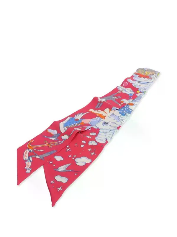 Hermès Graphic-print Scarf