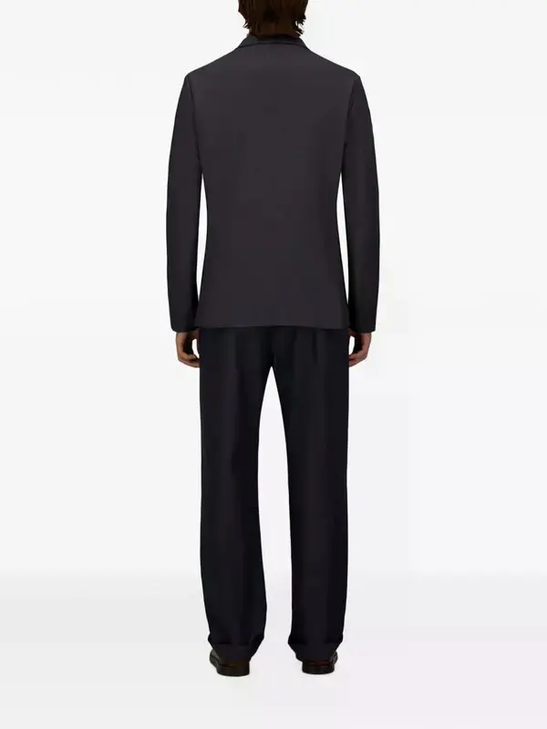 Herno Single-breasted Seersucker Blazer