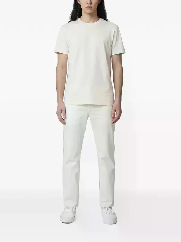 DEPARTMENT 5 Logo-print Crew-neck T-shirt - Neutrals
