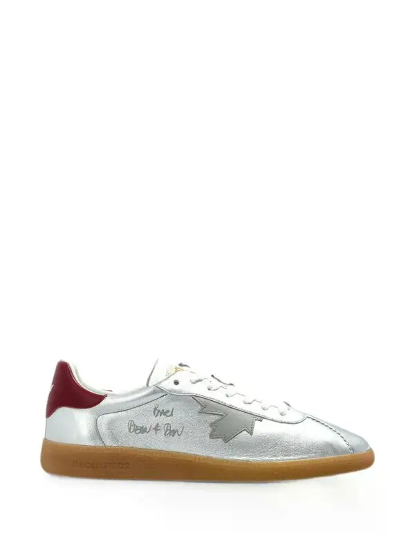 Dsquared2 Maple-leaf Sneakers - Silver