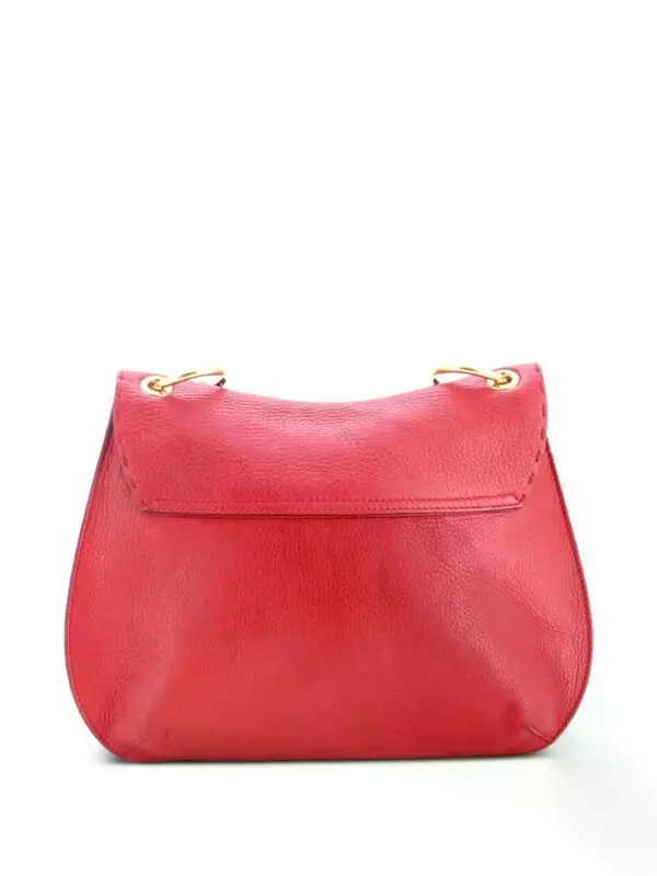 Gucci Gg Marmont Animalier Shoulder Bag Leather Medium Crossbody Bag - Red