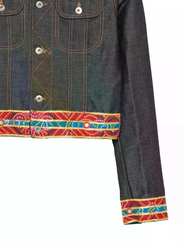 Dolce & Gabbana 2000s Embroidered Denim Jacket