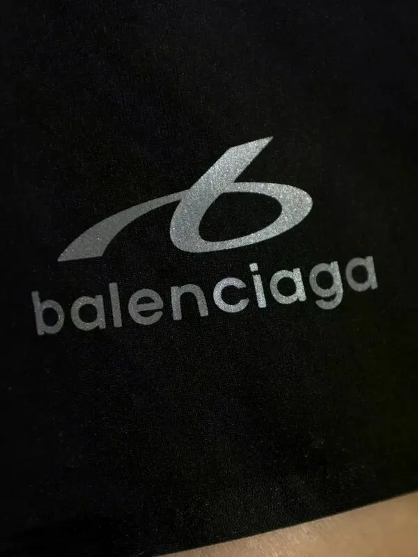 Balenciaga Logo-print High-waisted Mini Shorts
