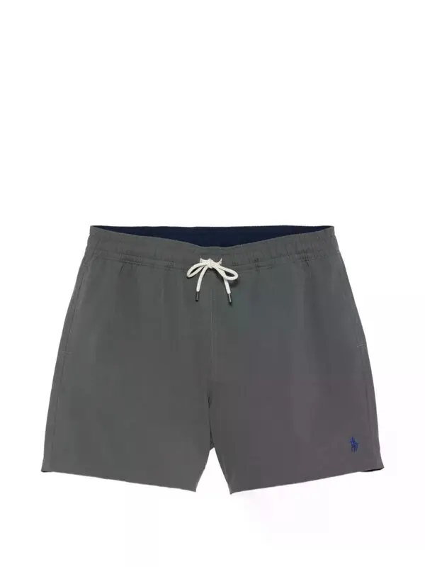 Polo Ralph Lauren Traveler Drawstring-waist Swim Shorts - Grey