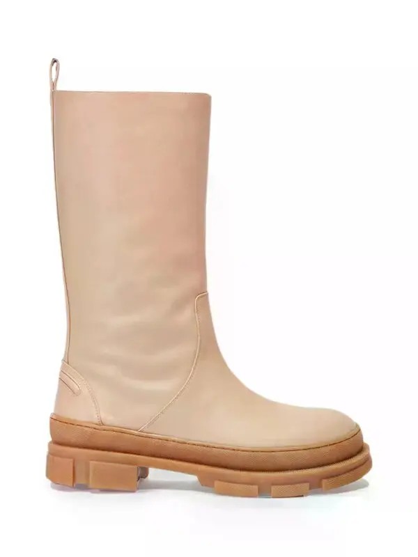 BETTINA VERMILLON Marie Lug-sole Boots