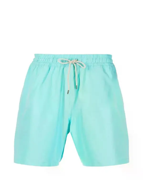 Polo Ralph Lauren Traveler Drawstring-waist Swim Short - Blue