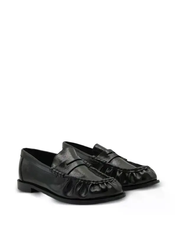 Rag & Bone Lexi Ruched Leather Loafers