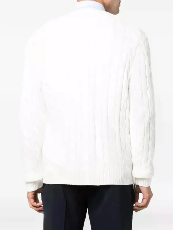 Polo Ralph Lauren Cable-knit Embroidered Logo Sweater