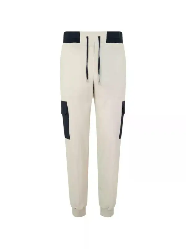 MOORER Drawstring Cargo Pants - Neutrals