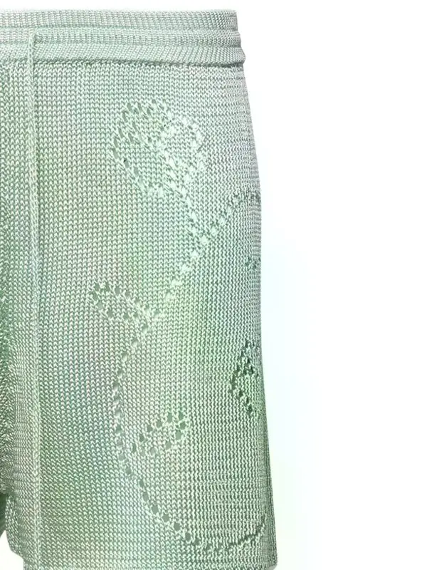 Calle Del Mar Pointelle Knit Shorts