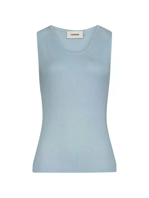 CHAMOIS FOU Scoop-neck Vest