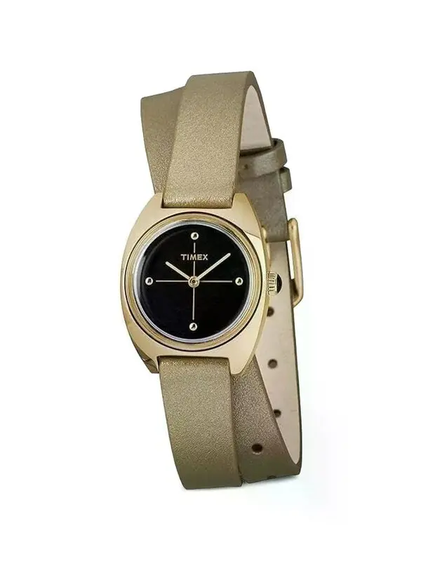 TIMEX Milano Double-wrap 24mm Watch - Black