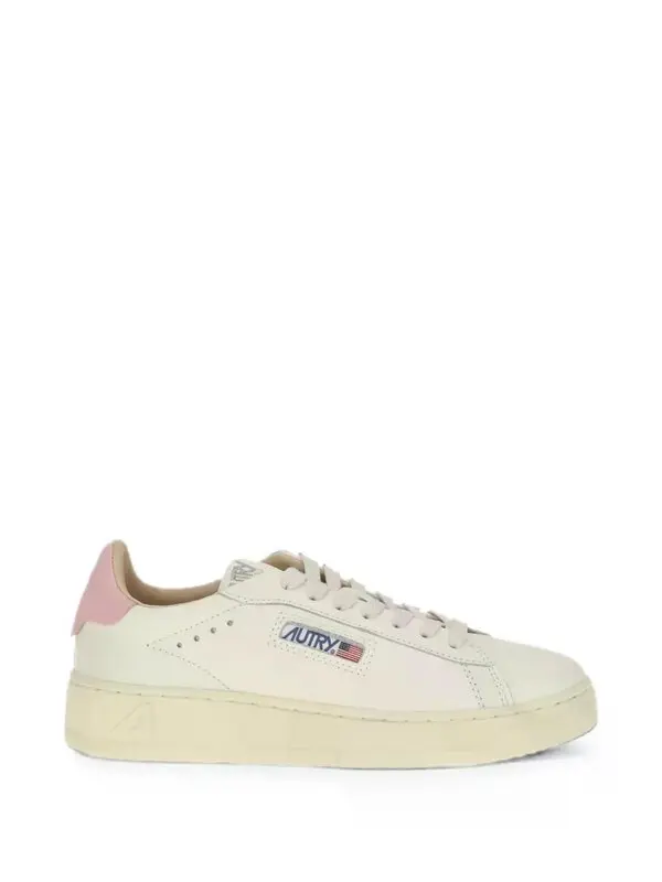 AUTRY Dallas Leather Sneakers - Neutrals