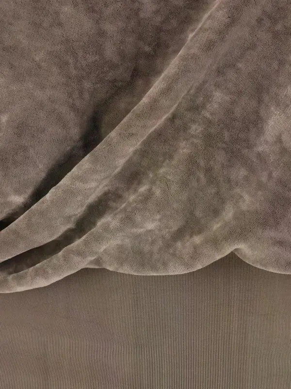 Rick Owens Draped Velvet-effect Top