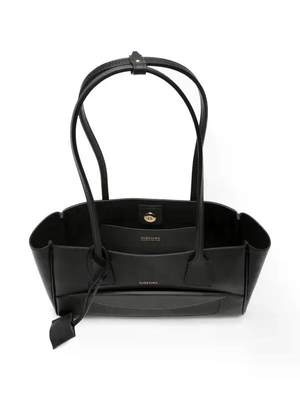 HIDESINS Logo-print Leather Shoulder Bag