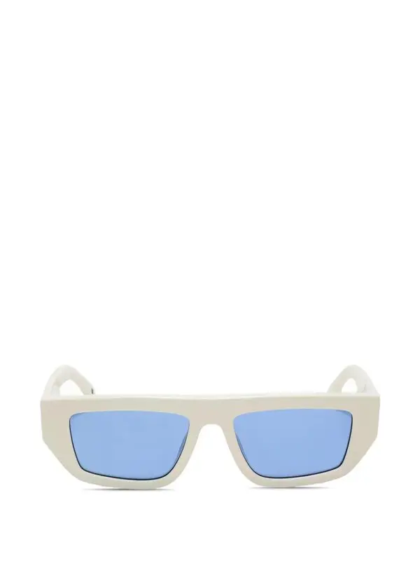 Palm Angels Hercules Rectangle-frame Sunglasses - Neutrals