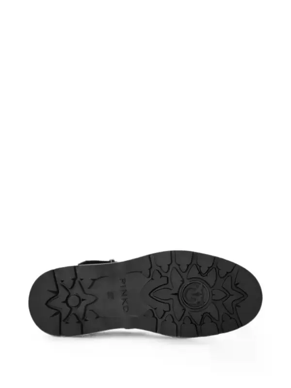 Pinko Logo-strap Buckle-fastening Boots