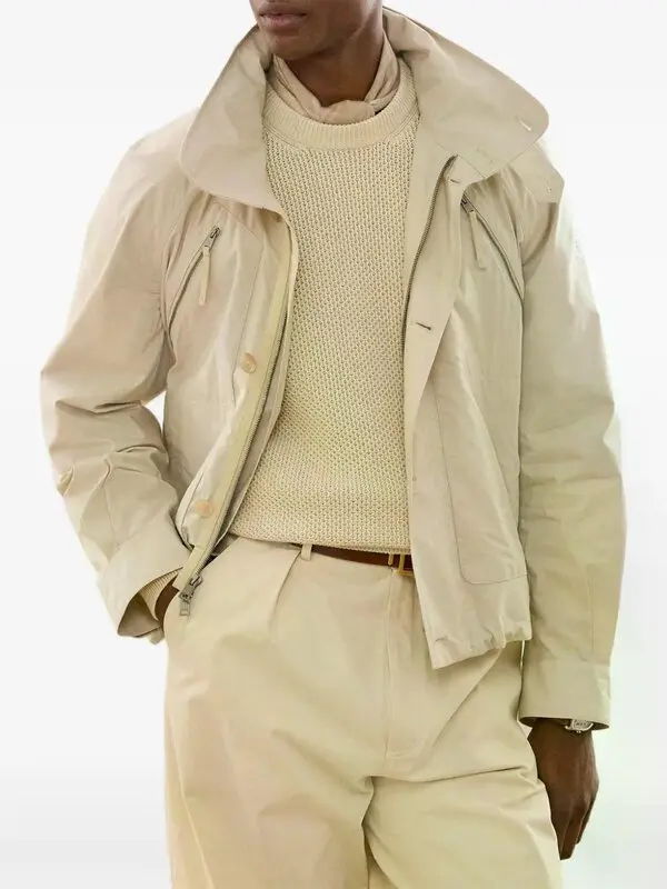 Ralph Lauren Purple Label Stowaway Hood Raglan Sleeve Jacket