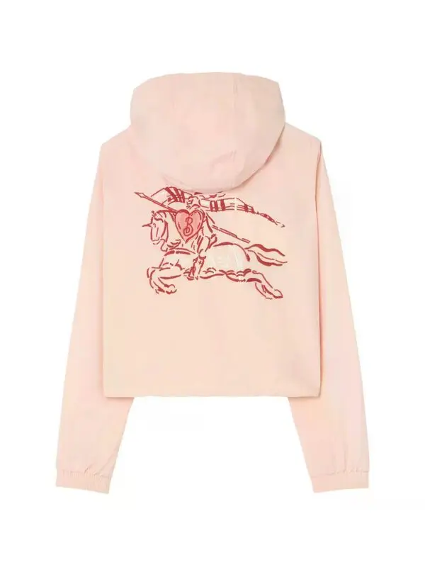 Burberry Heart Knight Stretch Nylon Hooded Jacket