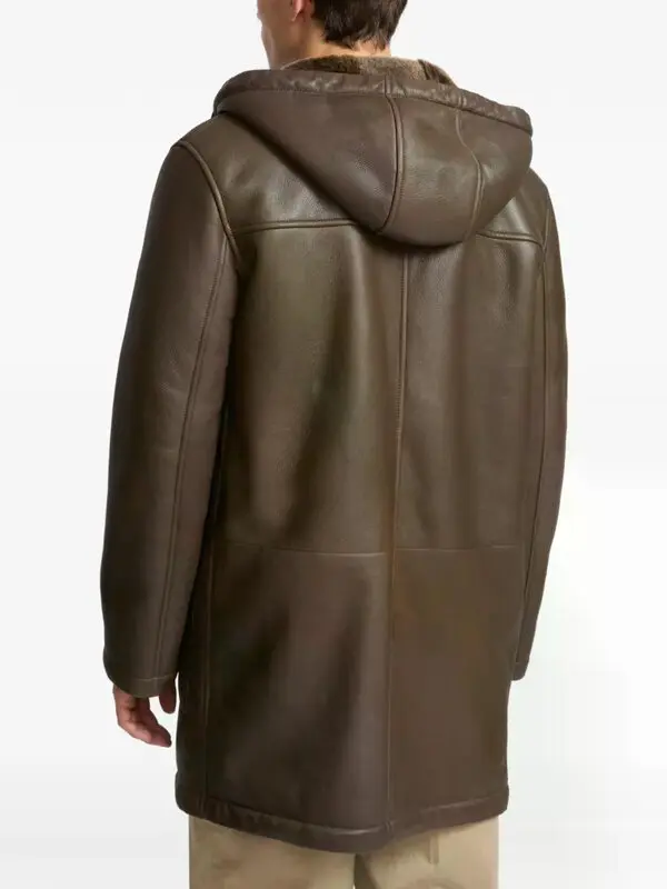 YVES SALOMON Hooded Shearling Coat