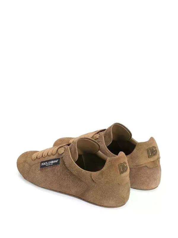 Dolce & Gabbana Split Leather Portofino Soft Sneakers