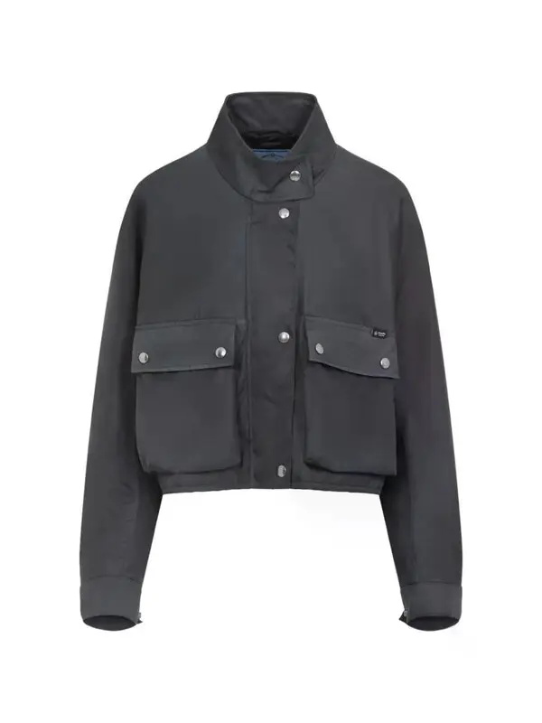 Prada Cropped Jacket - Grey