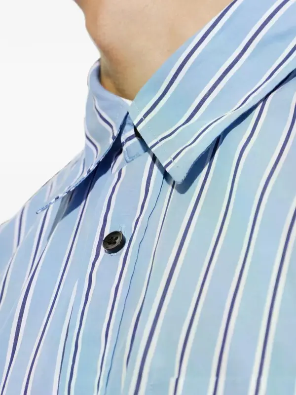 Palm Angels Striped Cotton Shirt