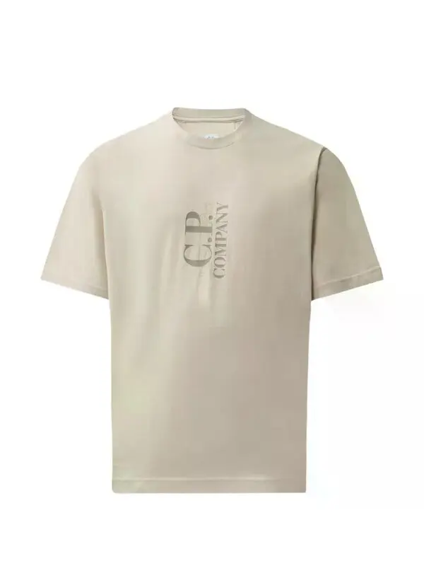C.P. COMPANY Logo-print T-shirt - Grey