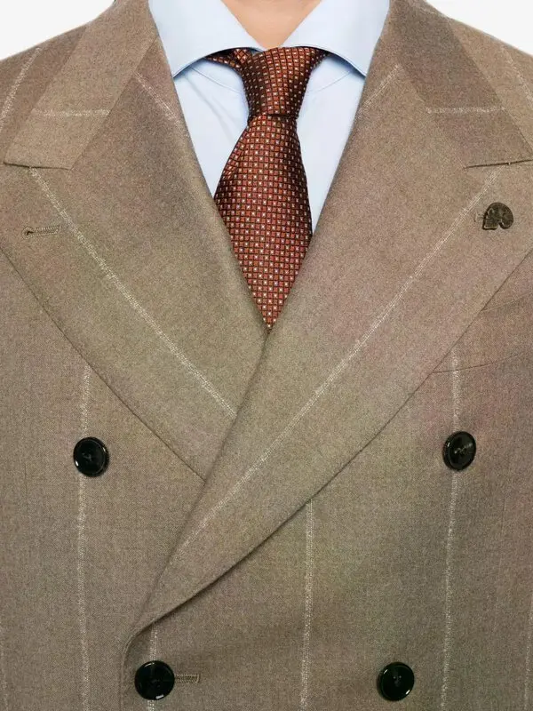 GABRIELE PASINI Double-breasted Pinstriped Suit