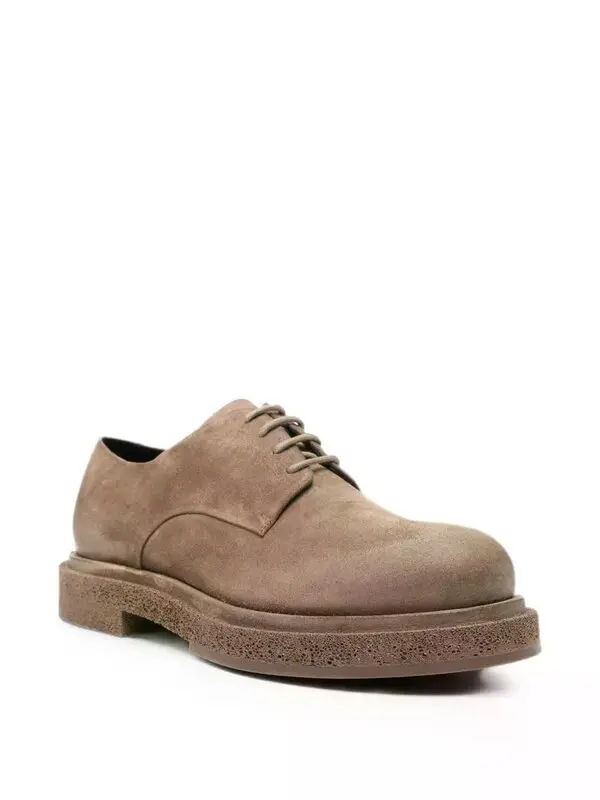 Officine Creative Suede Chunky-sole Derby Shoes
