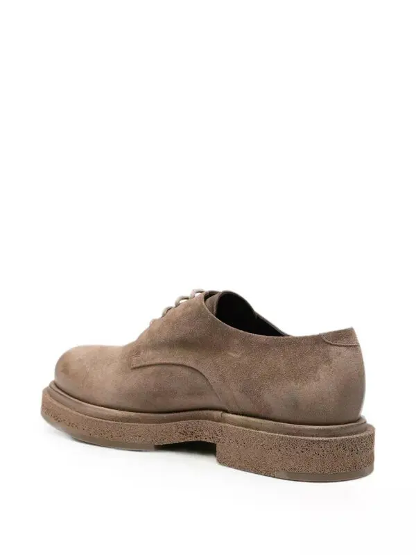 Officine Creative Suede Chunky-sole Derby Shoes