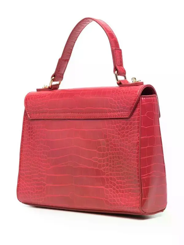 Moschino Crocodile-embossed Tote Bag