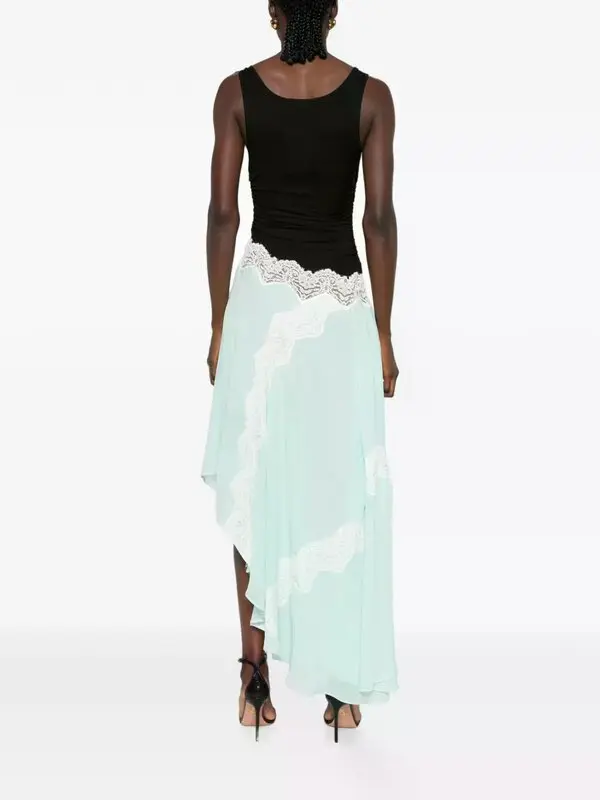 Christopher Esber Lace-trim Gathered Dress