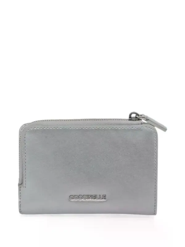 COCCINELLE Metallic-effect Logo-plaque Wallet